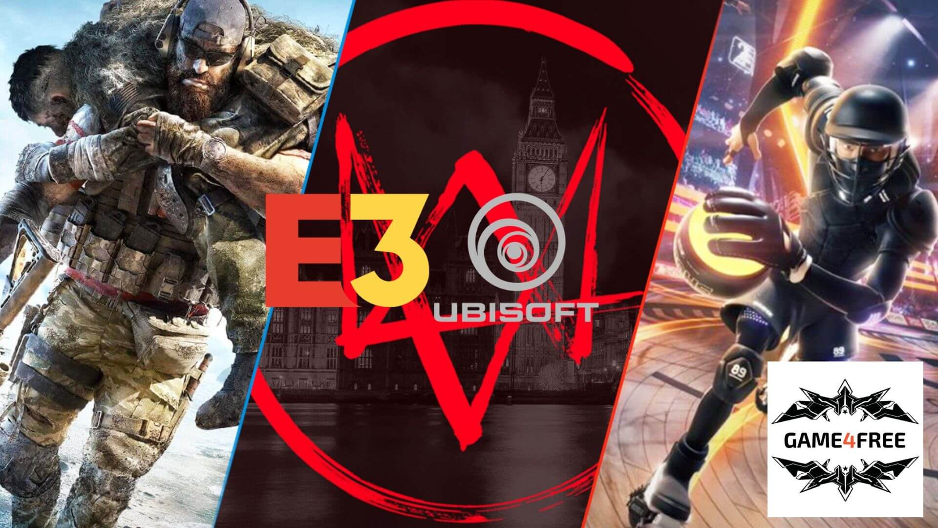 E3 2019 :Quand aura lieu la conférence de presse E3 2019 d'Ubisoft ? - Game 4 Free